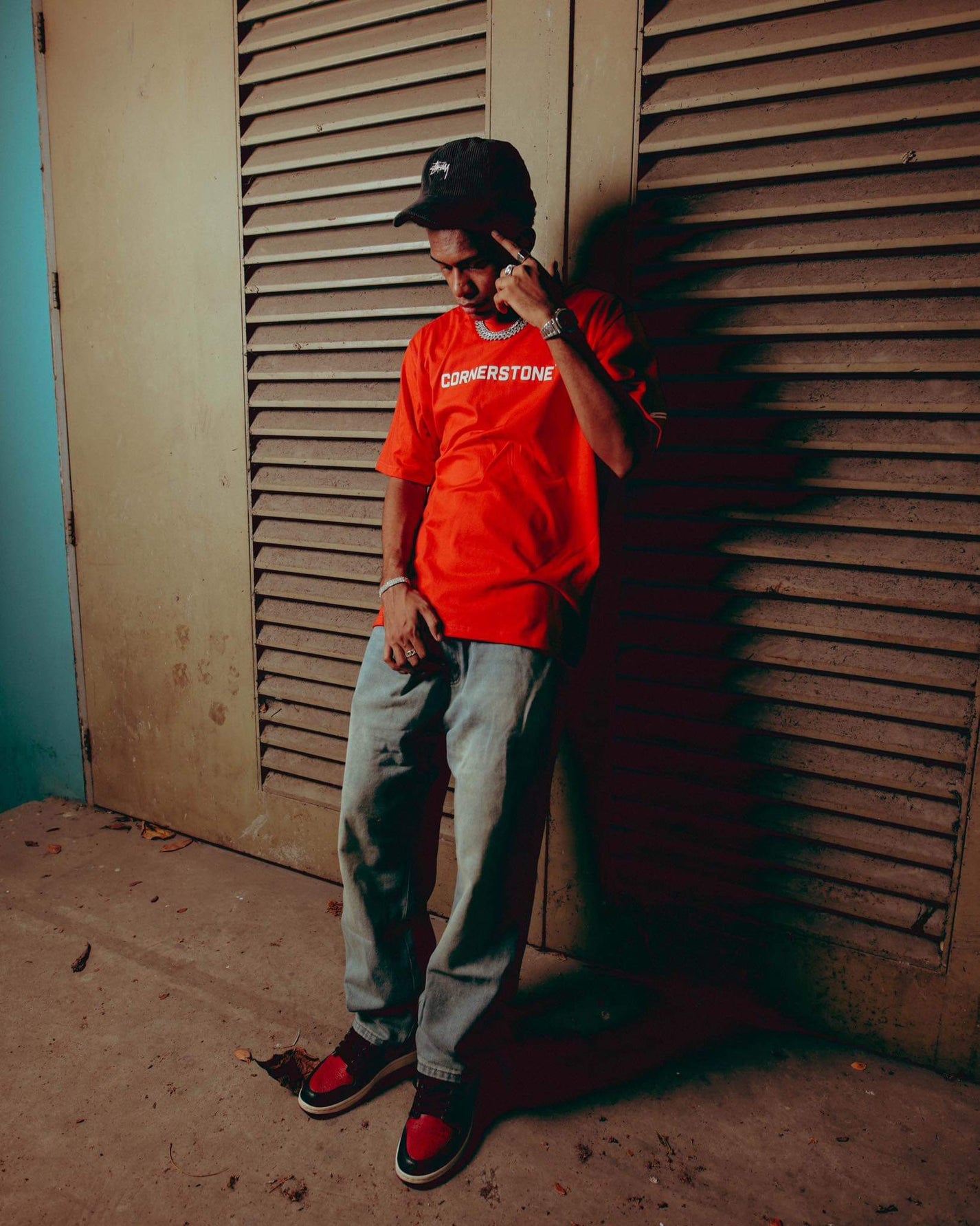 BASIC GAMUSA LOGO TEE "RED" – Cornerstone