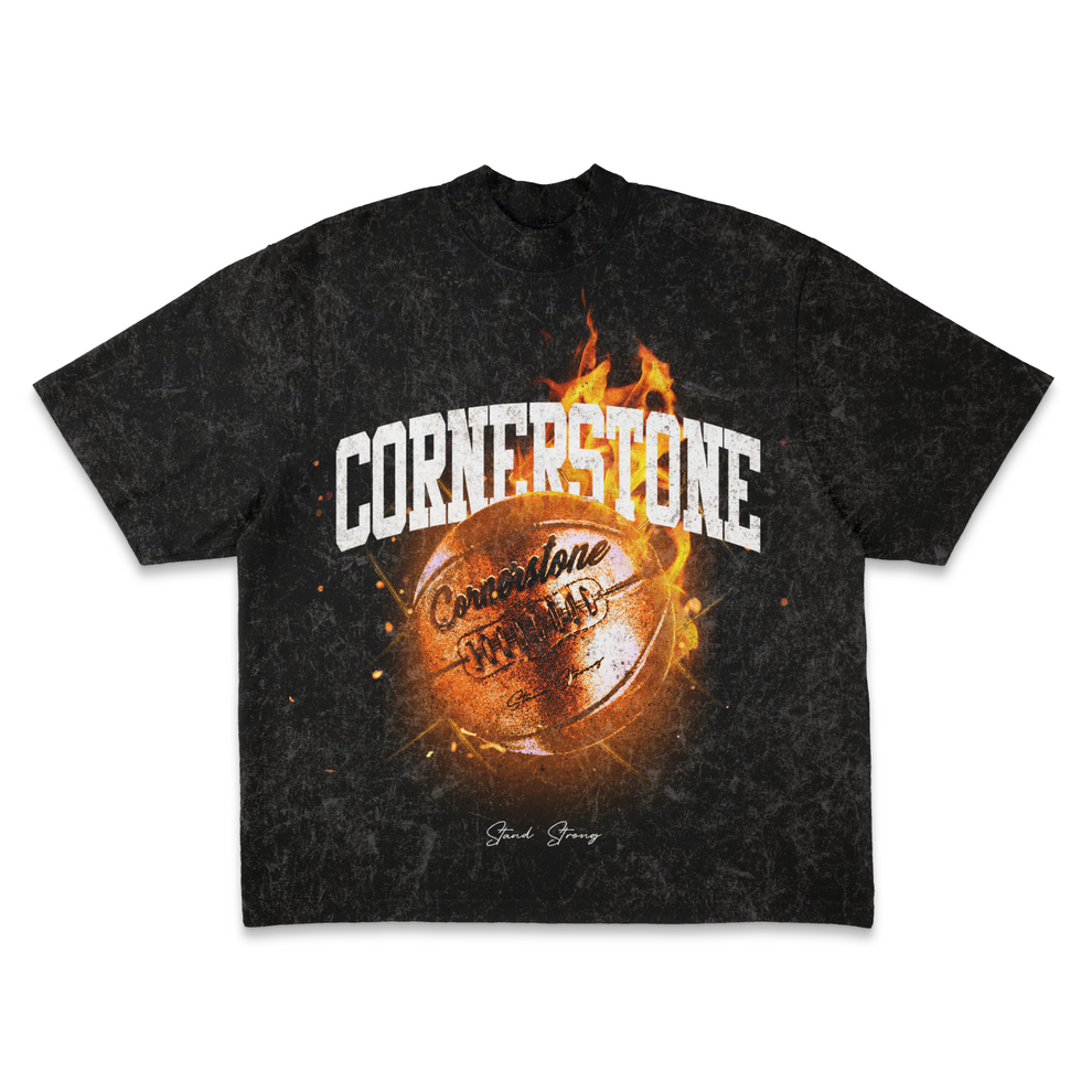 VINTAGE ACID WASHED FIREBALL TEE – Cornerstone